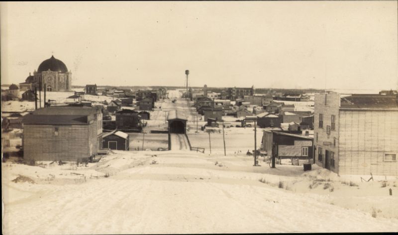 [Vue du village d'Amos] | BAnQ numérique