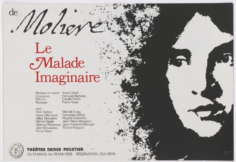 De Molière, Le malade imaginaire : metteur en scène Yvan Canuel ...