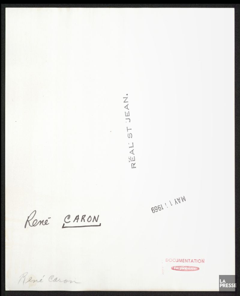 René Caron - 1925-2016 | BAnQ numérique