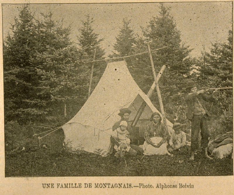 Une famille de Montagnais | BAnQ numérique