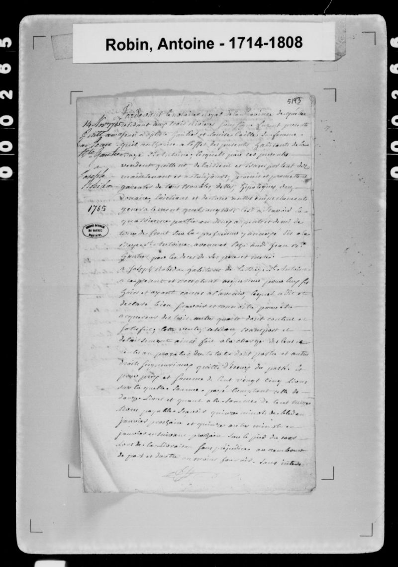 Antoine Robin | BAnQ numérique