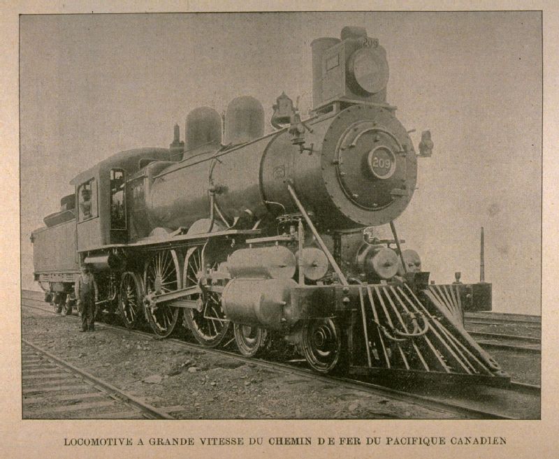 Locomotive à grande vitesse du Chemin de fer du Pacifique Canadien ...
