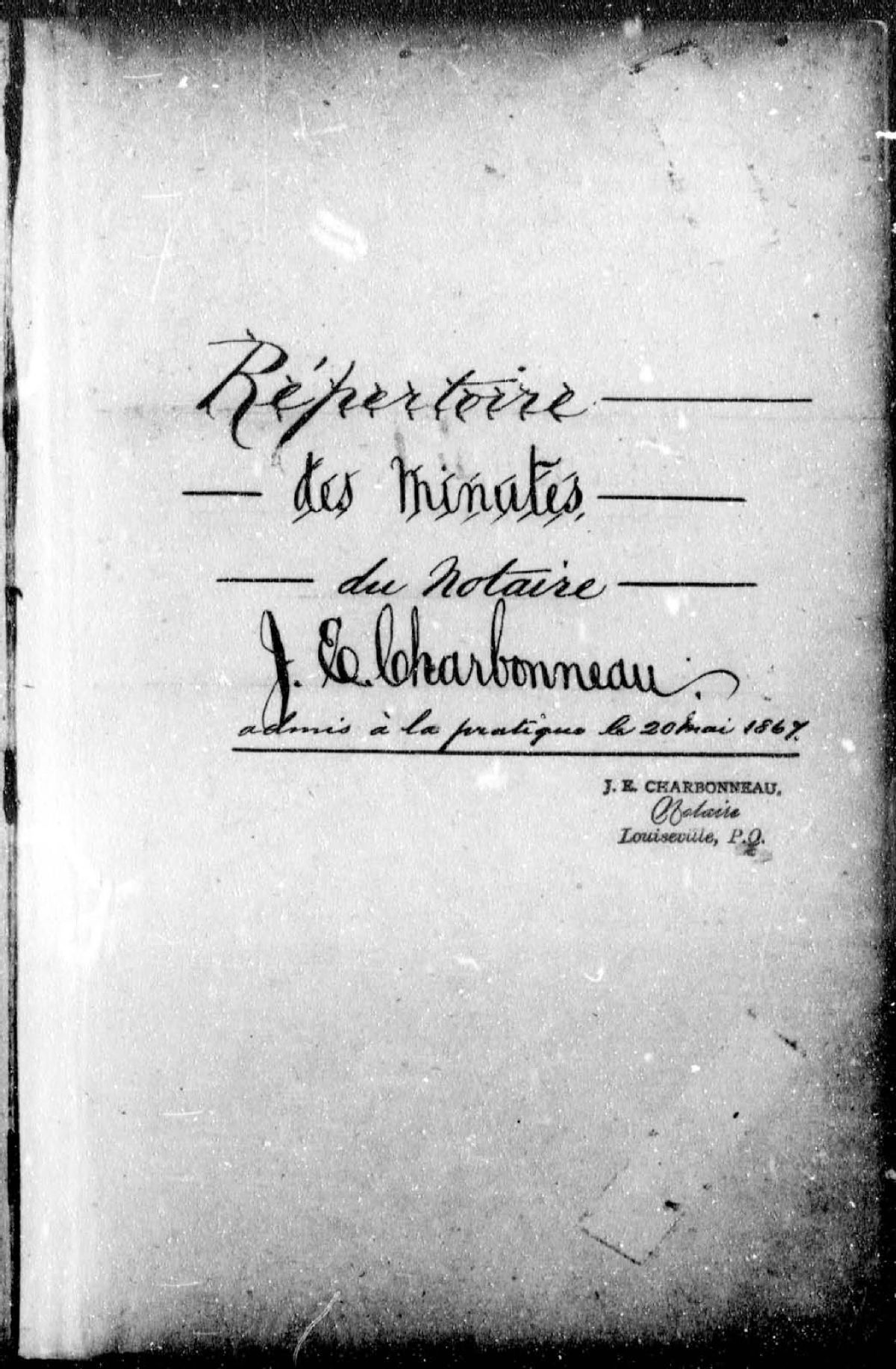 Joseph-Édouard Charbonneau | BAnQ Numérique