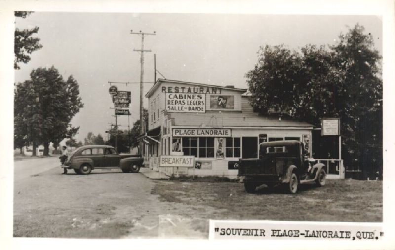 Souvenir Plage-Lanoraie, Qué. | BAnQ numérique