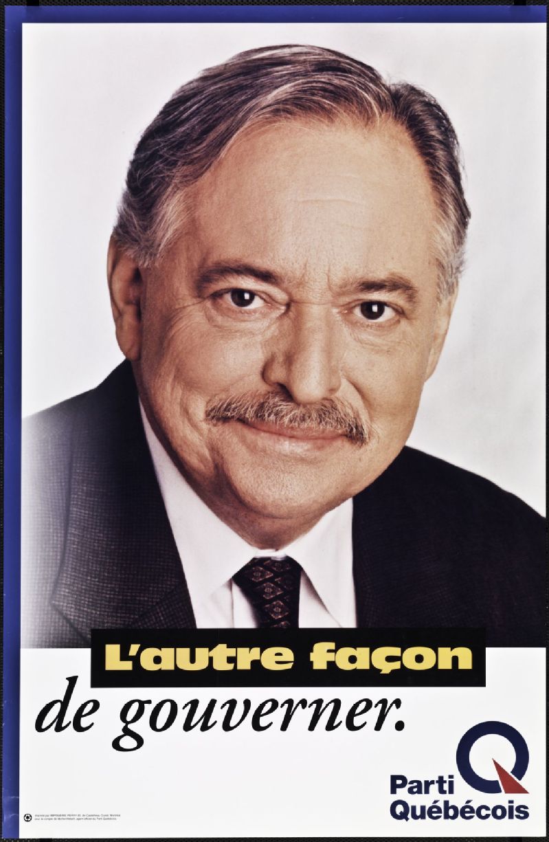 [Jacques Parizeau] l'autre façon de gouverner, Parti québécois | BAnQ ...