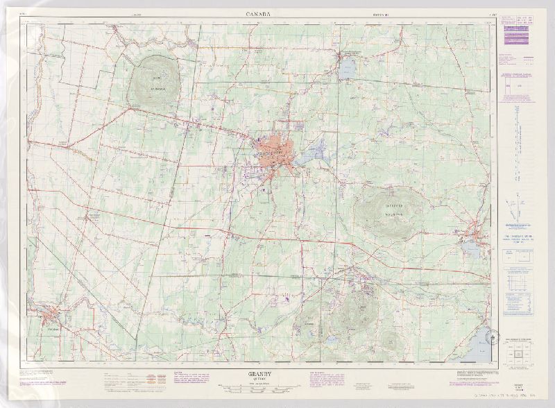 [Carte topographique du Canada à l'échelle de 1:50 000]. 31-H-07 ...