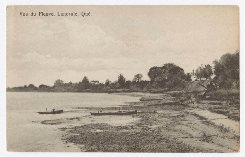 Vue du fleuve, Lanoraie, Qué. / | BAnQ numérique