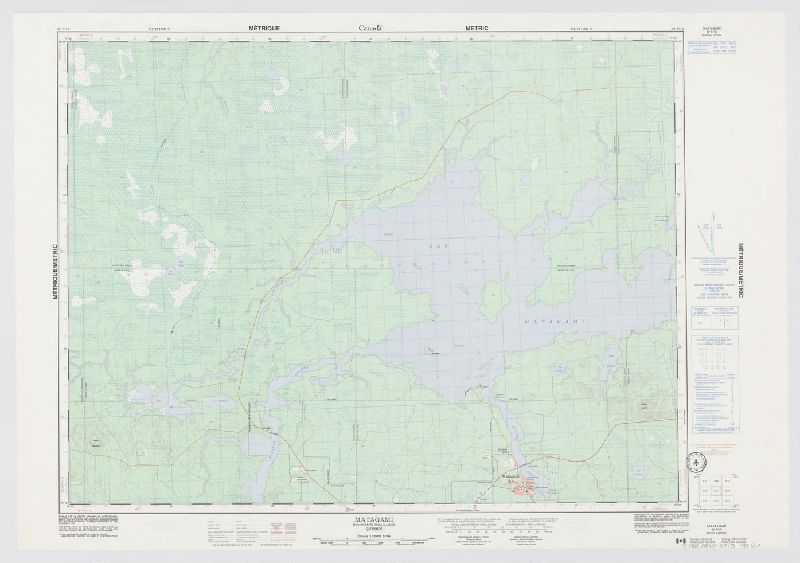 [Carte topographique du Canada à l'échelle de 1:50 000]. 32-F-13, Lac ...