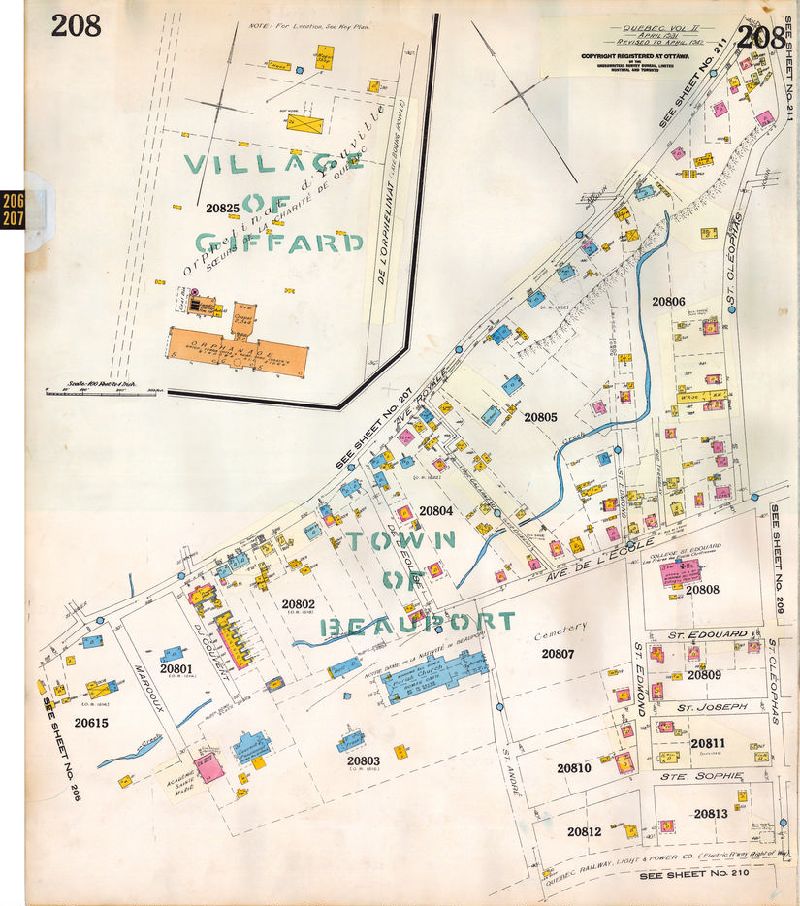 Insurance plan of city of Quebec and vicinity : volume II, III and IV ...