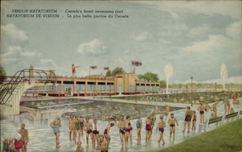 Verdun Natatorium, Canada's finest swimming pool = Natatorium de Verdun ...