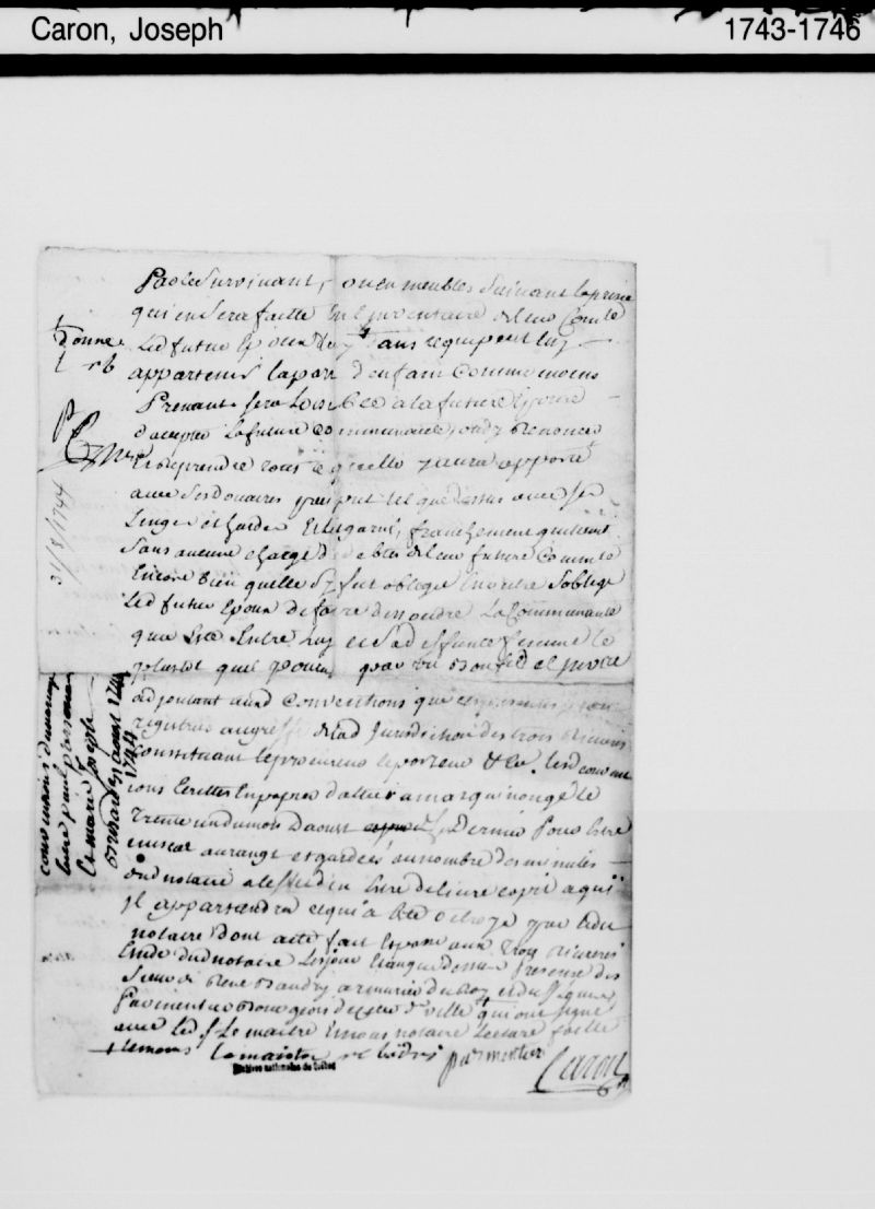 Joseph Caron | BAnQ numérique