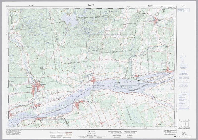 [Carte topographique du Canada à l'échelle de 1:50 000]. 31-G-11 ...