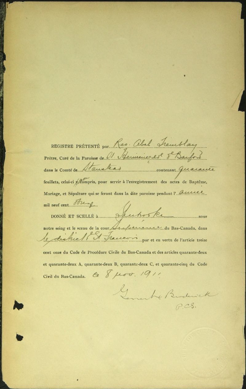 Saint-Herménégilde de Barford | BAnQ numérique