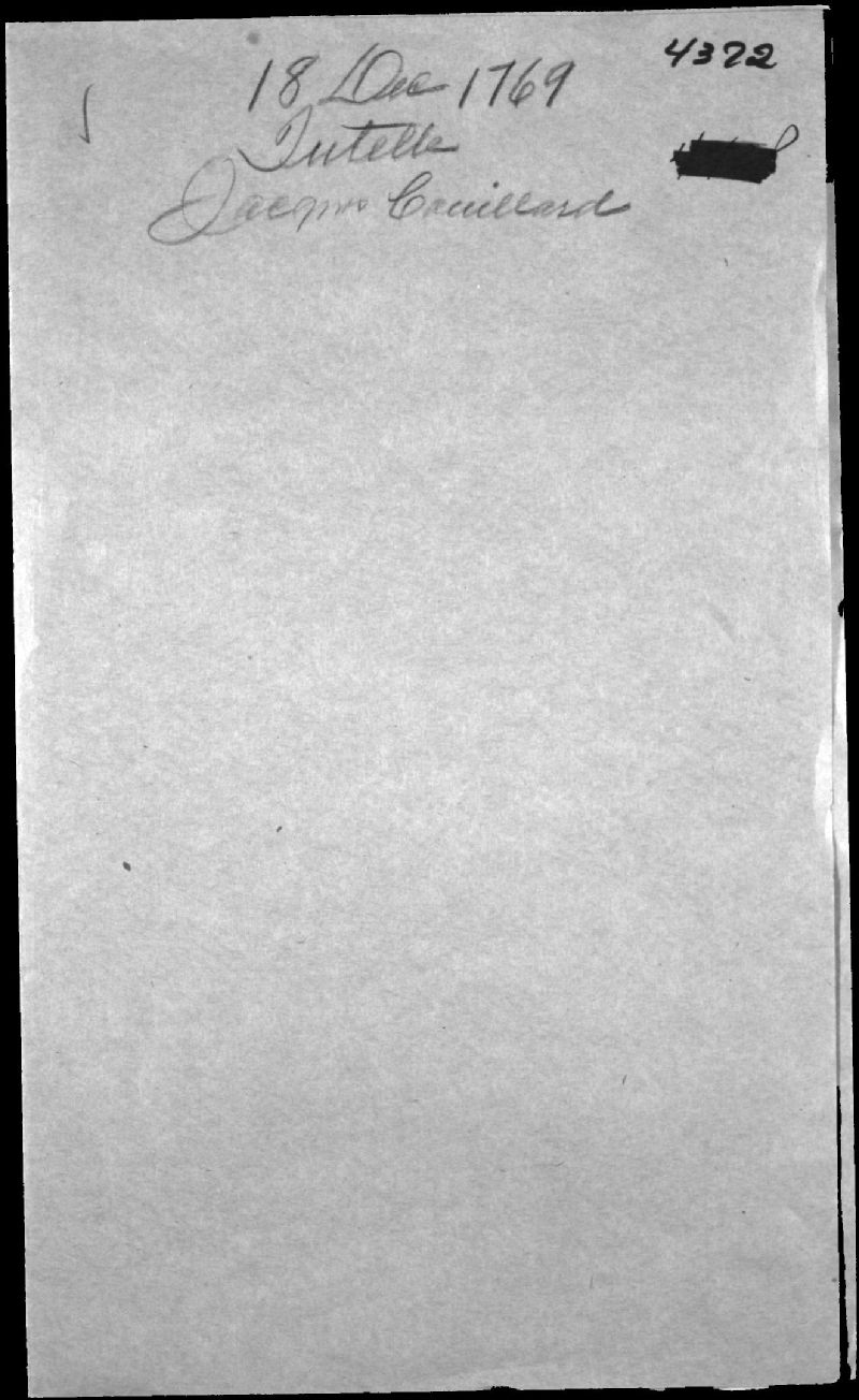 Tutelle aux mineurs de Louis Couillard, écuyer, sieur des Islets, et de ...