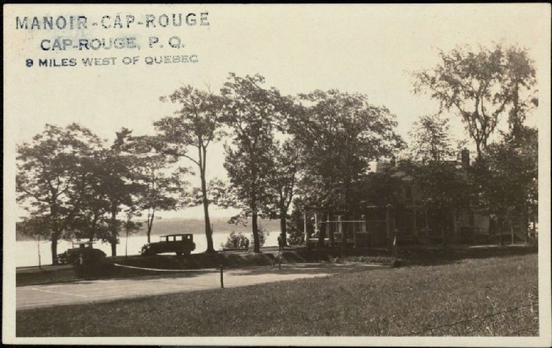 Manoir-Cap-Rouge, Cap-Rouge, P.Q. 8 miles west of Quebec | BAnQ numérique