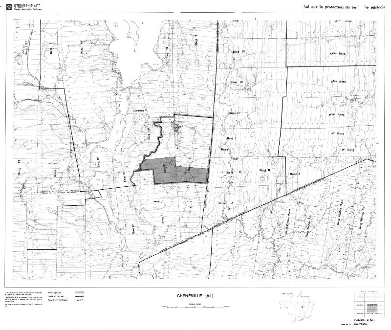 Loi sur la protection du territoire agricole. [zone agricole] 8.0-75530 ...