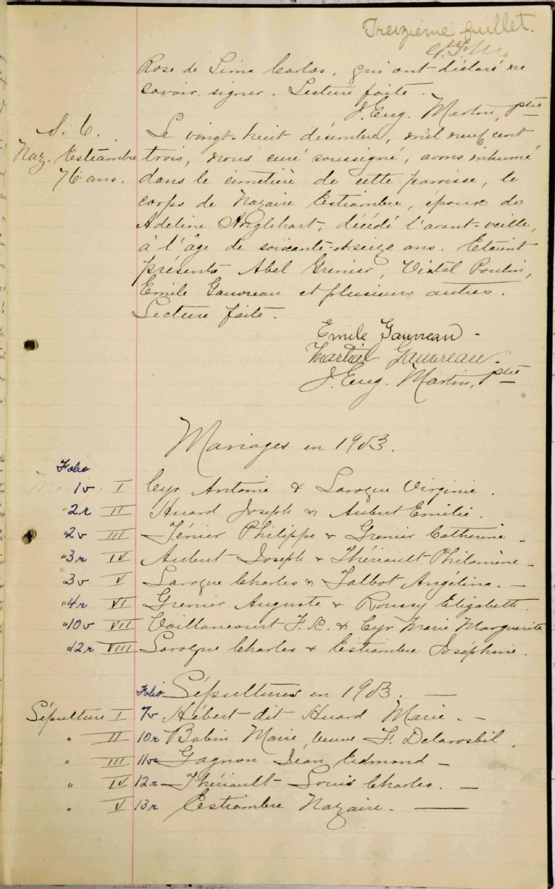 Saint-Godefroi | BAnQ numérique