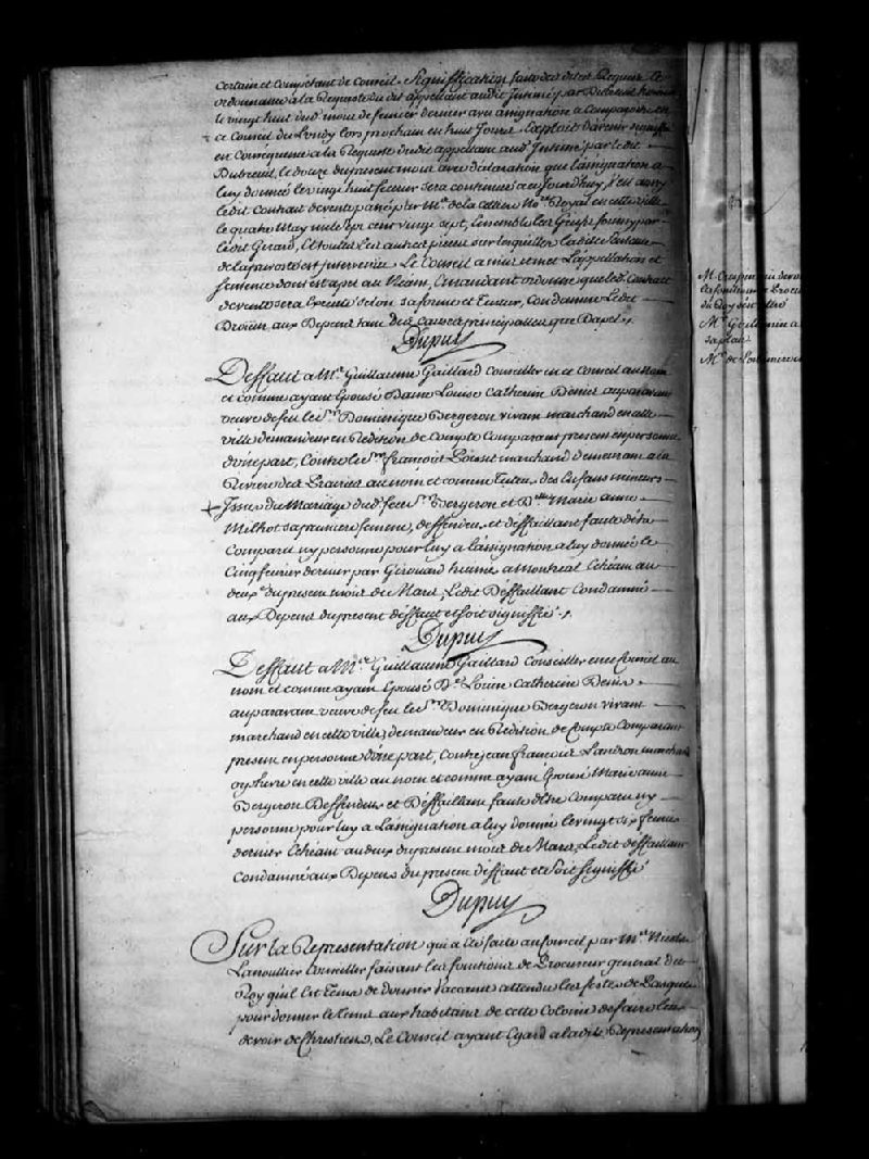 Appellation et sentence mises à néant dans la cause d'Antoine Girard ...