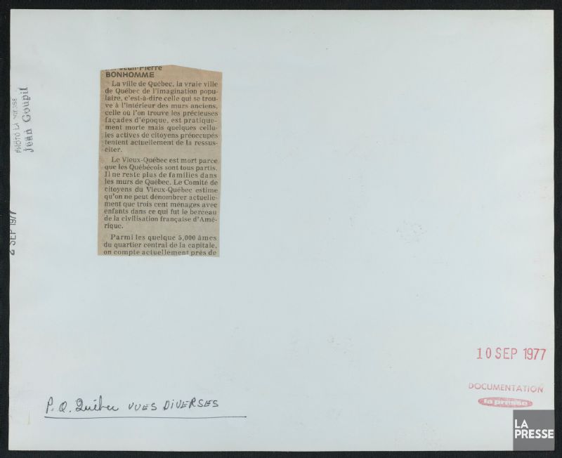 Vues diverses de la ville de Québec | BAnQ numérique