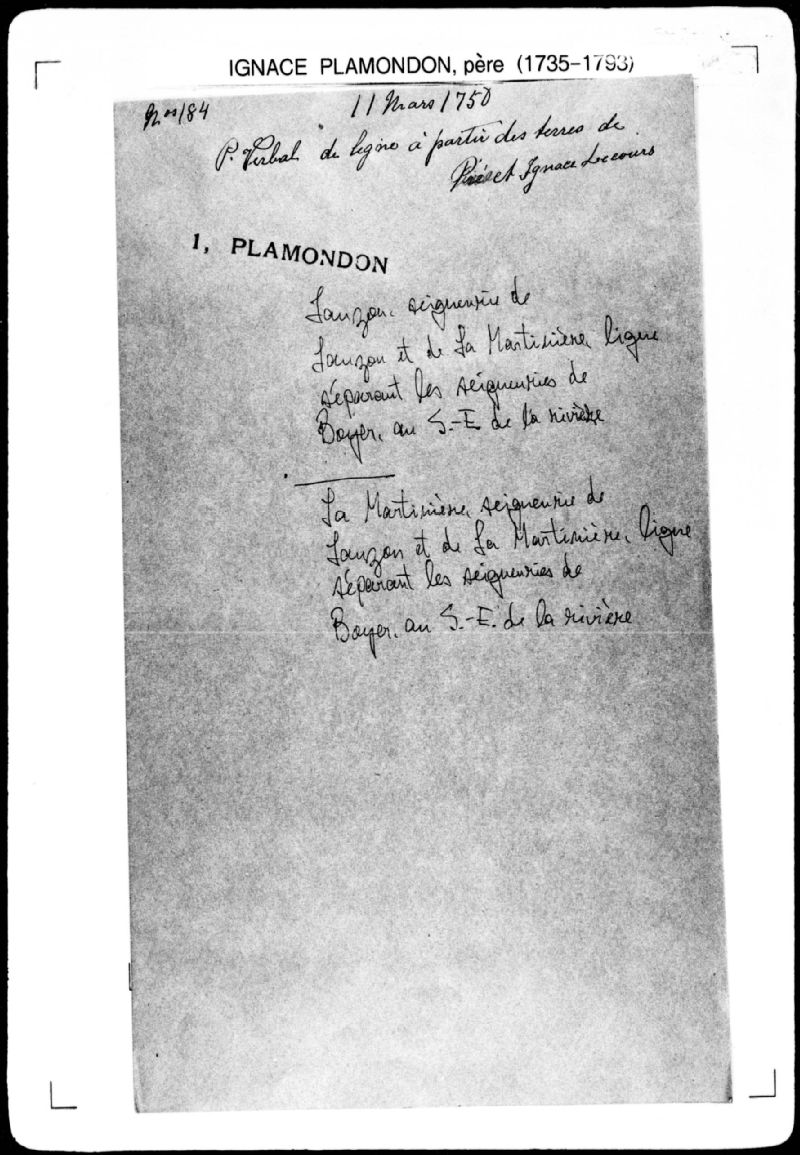 Procès-verbal de chaînage, lignes et bornes de deux terres à commencer ...