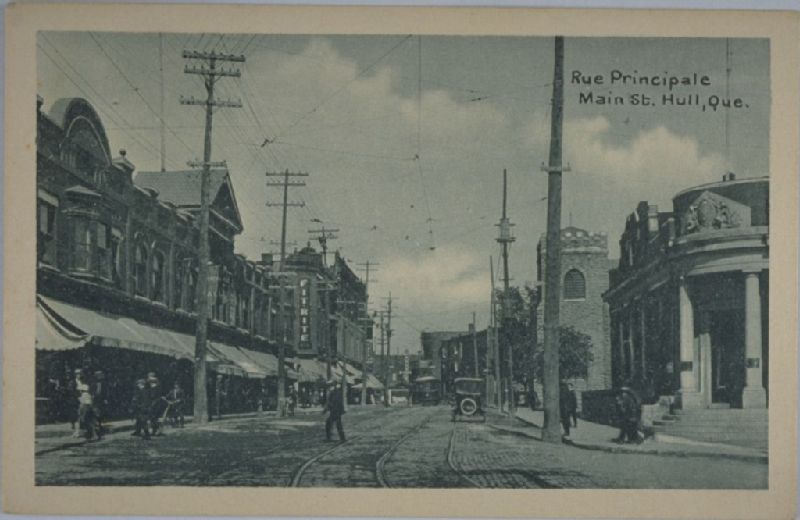 Rue Principale, Hull, Qué. Main Street, Hull, Que. | BAnQ numérique