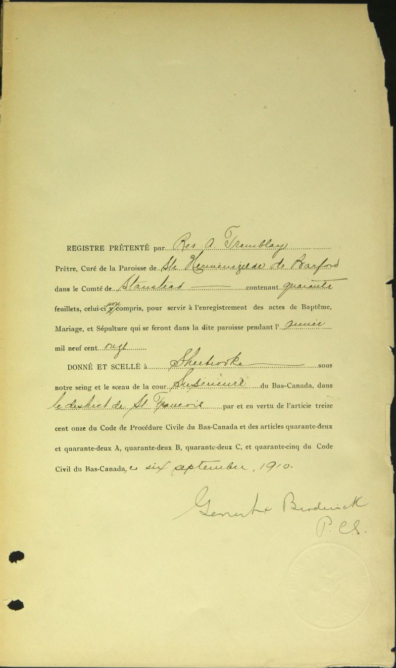 Saint-Herménégilde de Barford | BAnQ numérique