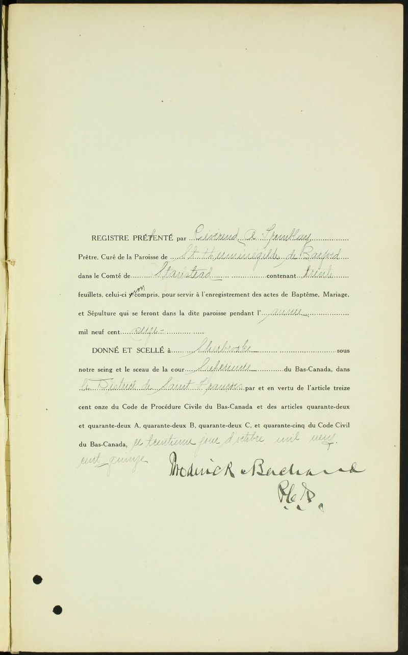 Saint-Herménégilde de Barford | BAnQ numérique